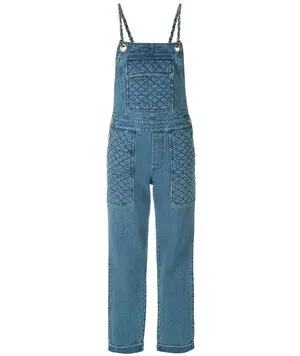 ANDREA BOGOSIAN - Quilted Straight Leg Dungarees