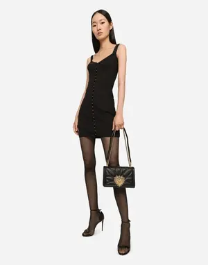 Dolce & Gabbana Medium Devotion Bag In Quilted Nappa Leather