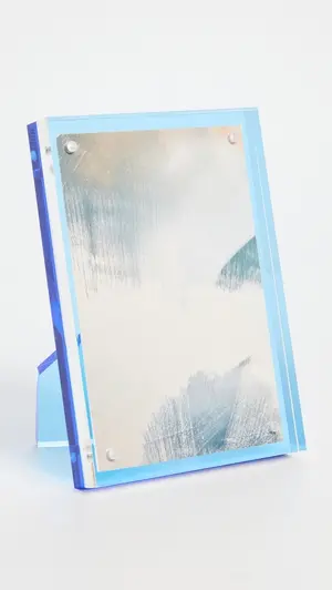 TIZO DESIGN Lucite 4x6 Frame - Blue