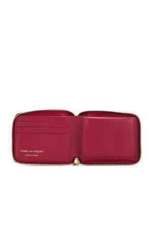 Comme Des Garçons Classic Leather Zip Wallet - Red
