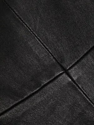 Vince Leather Slim-fit Ankle Pants
