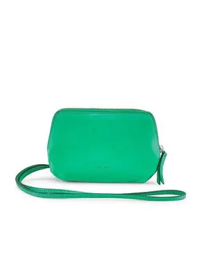 THE ROW Women's Owen Leather Pouch - Fern - Fern Fern
