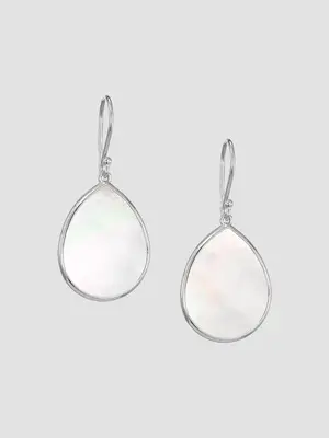Ippolita Rock Candy Sterling & Mother-of-pearl Teardrop Earrings - Silver