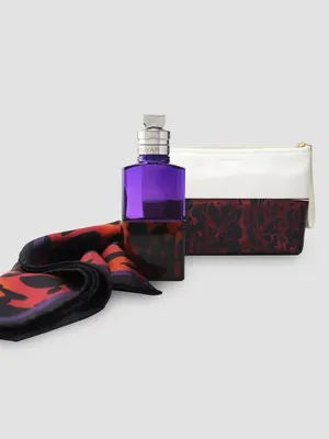 Dries Van Noten Foulard Fleur Du Mal Silk Scarf - Neutral