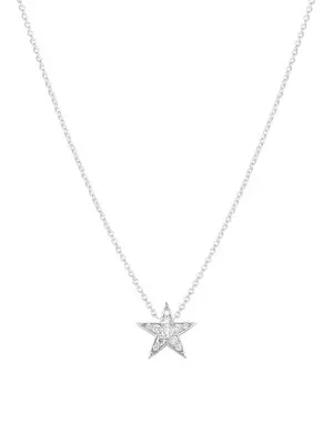 Roberto Coin Tiny Treasures 18k & 0.26 Tcw Diamond Star Necklace