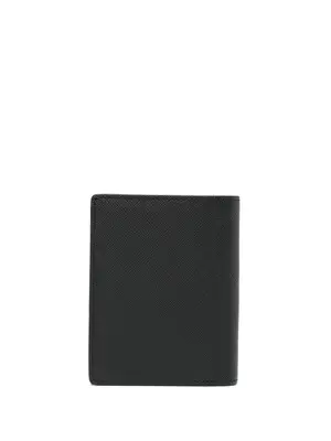 AGNES B. Bi-fold Leather Cardholder - Black