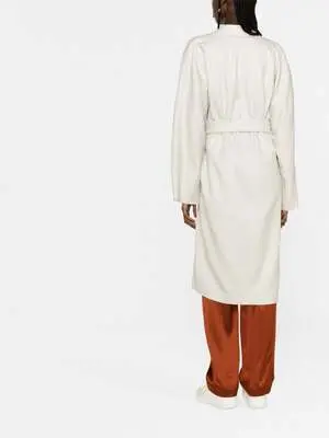 Stella McCartney Wool Double-breasted Tied-waist Coat