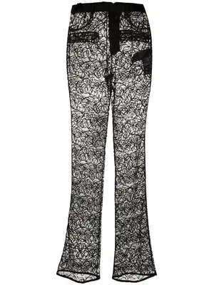 Saint Laurent Lace Pants For Women
