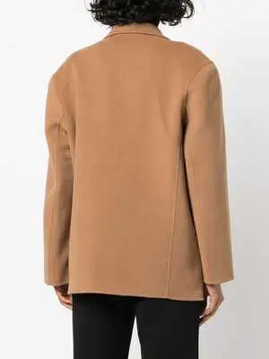 ANINE BING Quinn Single-breasted Blazer - Brown