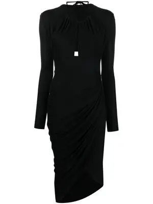 Helmut Lang Long Sleeve Halter Dress