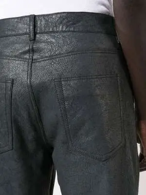 DIESEL® Lambskin Straight-leg Trousers