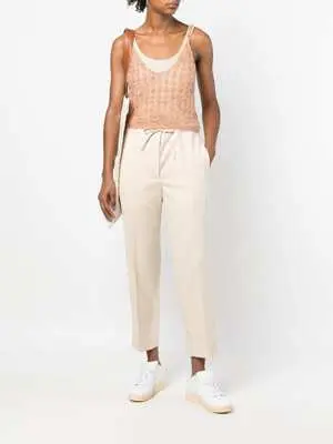 JIL SANDER Cropped Drawstring Trousers