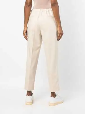JIL SANDER Cropped Drawstring Trousers