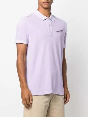 DIESEL® T-smith-ind Logo-print Polo Shirt