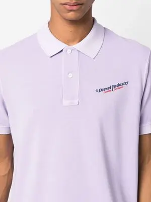 DIESEL® T-smith-ind Logo-print Polo Shirt