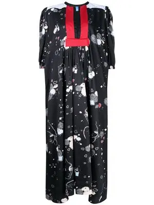 MACGRAW Betty Printed Midi Dress