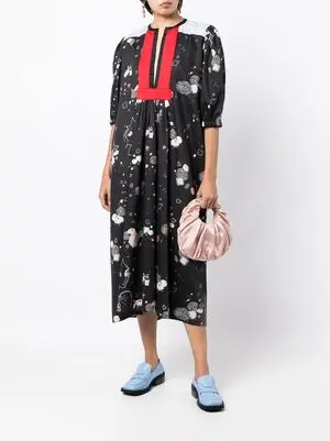 MACGRAW Betty Printed Midi Dress