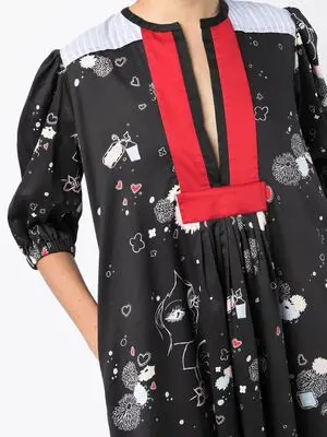 MACGRAW Betty Printed Midi Dress