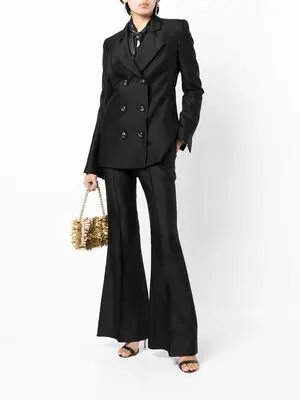 MACGRAW Circa 72 Wide-leg Trousers - Black