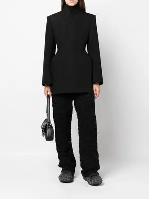 Balenciaga Tweed Straight-leg Trousers