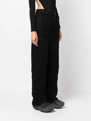 Balenciaga Tweed Straight-leg Trousers