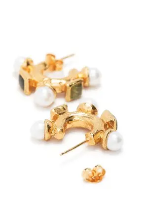 ALIGHIERI The Traveller's Path Hoop Earrings - Gold