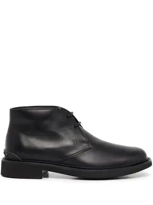 TOD'S Lace-up Ankle Boots - Black