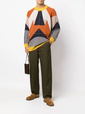 Henrik Vibskov Intarsia-knit Jumper