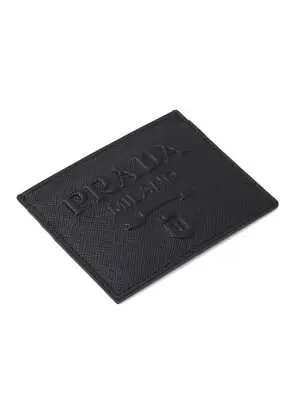 Prada Embossed-logo Cardholder