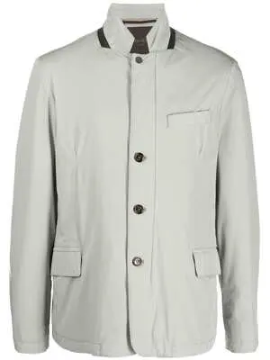 MOORER Tebaldo-kn Buttoned Jacket - Grey