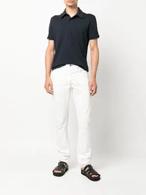 Orlebar Brown Sebastian Cotton Polo Shirt - Brown