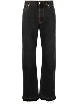 Alexander Mcqueen Mid Rise Jeans For Men
