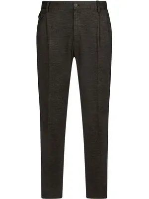 Dolce & Gabbana Straight-leg Trousers - Black