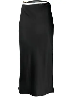 Jacquemus La Jupe Notte Midi Skirt - Black
