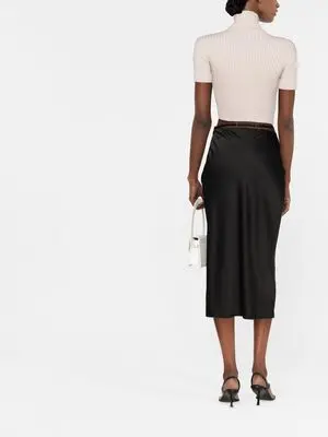 Jacquemus La Jupe Notte Midi Skirt - Black