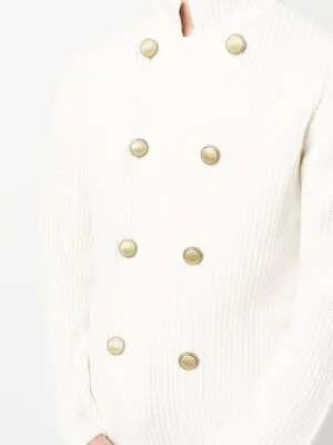 Brunello Cucinelli Double-breasted Knitted Cardigan