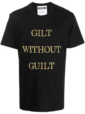 Moschino Slogan-print Short-sleeve T-shirt