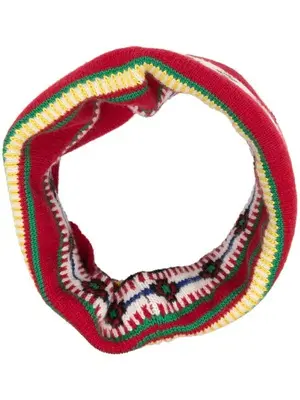 Kenzo Intarsia-knit Collar Scarf
