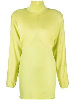 Philosophy Di Lorenzo Serafini Draped-sleeve Knitted Dress