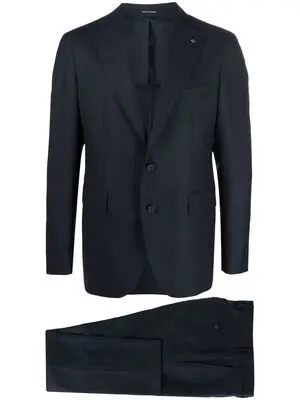 Tagliatore Single-breasted Tailored Suit - Blue