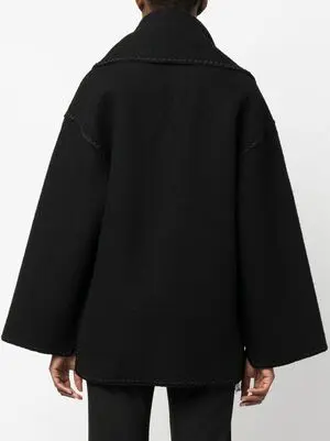 TOTEME Embroidered Scarf Jacket - Black