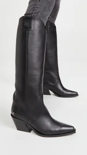 ANINE BING Tall Tania Boots - Black
