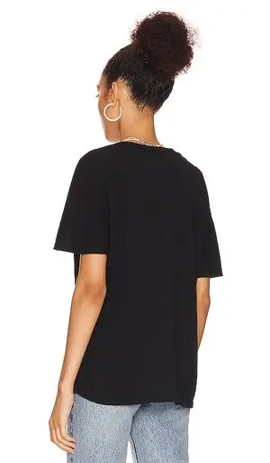 Michael Lauren Verdugo Crew Neck Tee With Cutout
