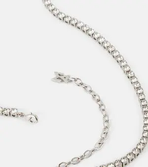 Amina Muaddi Crystal Embellished Waist Chain