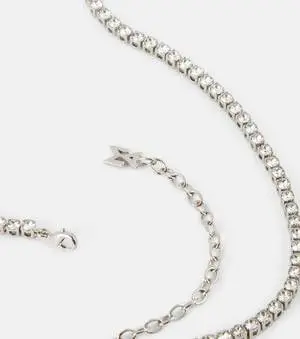 Amina Muaddi Crystal-embellished Waist Chain