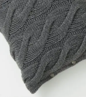 Brunello Cucinelli Cable-knit Cashmere Cushion