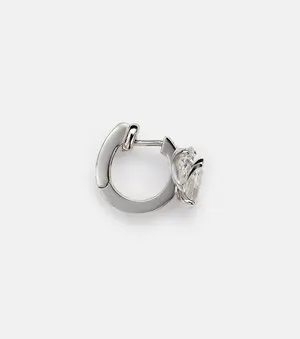 REPOSSI Serti Sur Vide Single Earring - Silver
