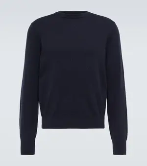 THE ROW Benji Cashmere Sweater - Blue