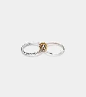 SPINELLI KILCOLLIN Marigold Sterling And 18kt Gold Ring With Diamonds - Silver