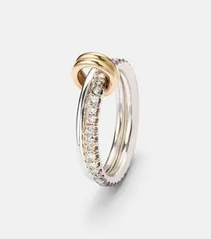 SPINELLI KILCOLLIN Marigold Sterling And 18kt Gold Ring With Diamonds - Silver